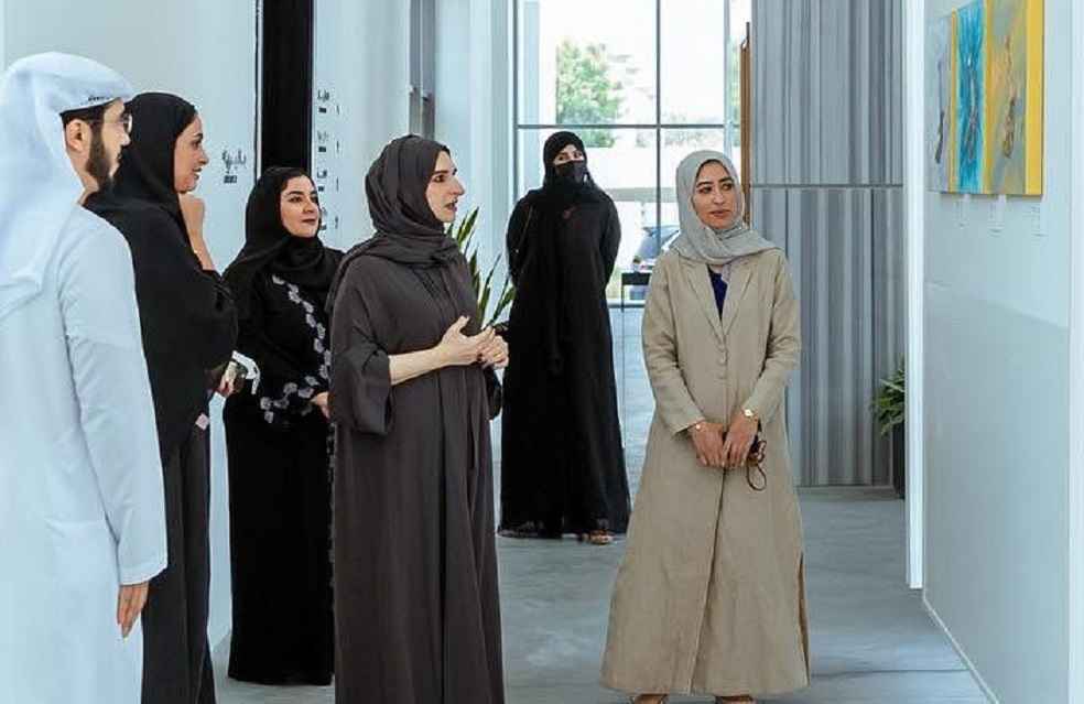 Dubai Culture Director-General Hala Badri visits ‘Min - Ela’ Exhibition ...