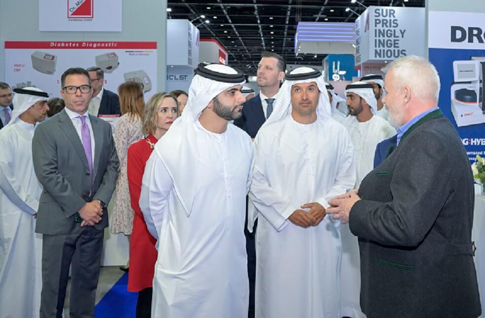 Sheikh Mansoor inaugurates Medlab Middle East Exhibition & Congress ...