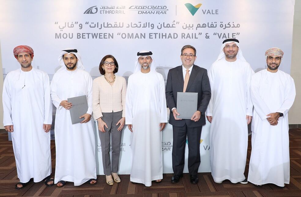 Oman & Etihad Rail Company partners with Vale to transport Sohar Port ...