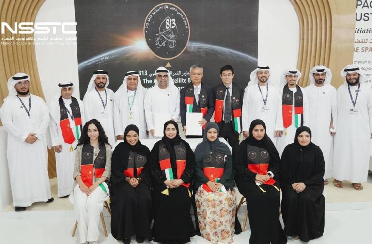 UAE NSSTC implements 813 satellite project at COP28 - Emirati Times