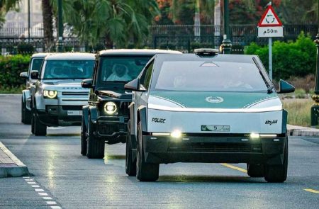 Tesla cybertruck joins Dubai Police; Elon Musk reacts