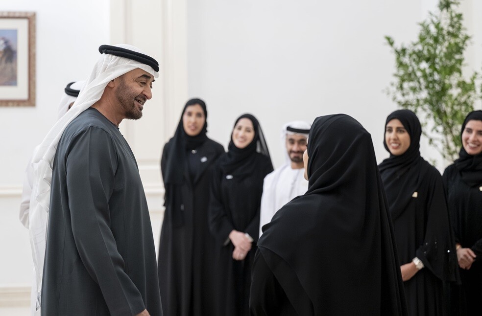 Mohammed bin Zayed Al Nahyan welcomes Nafis Award winners | Emirati Times