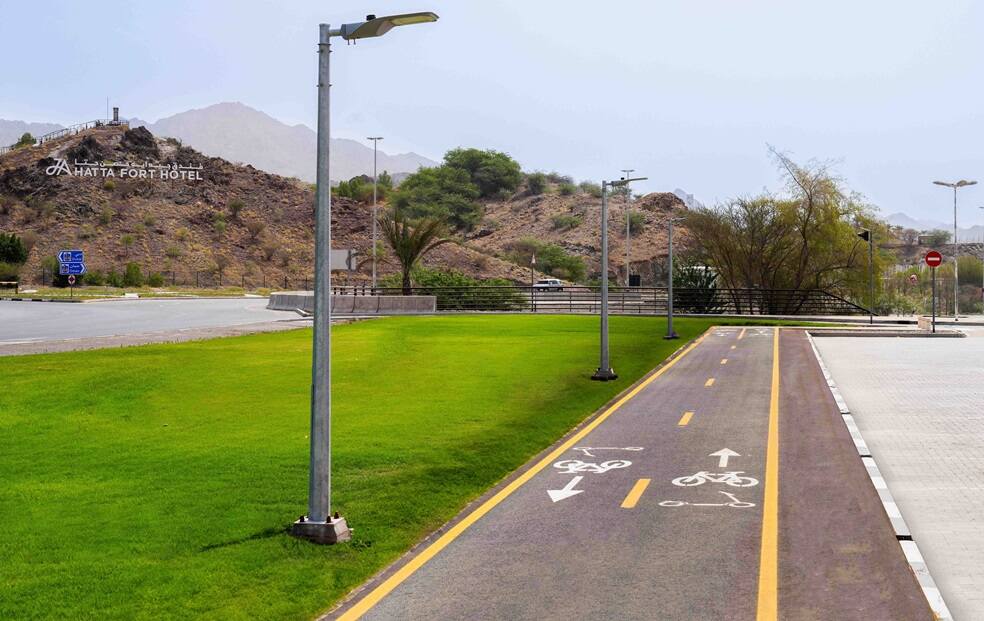 RTA constructs 4.5 km of bike and e-scooter tracks in Hatta - Emirati Times