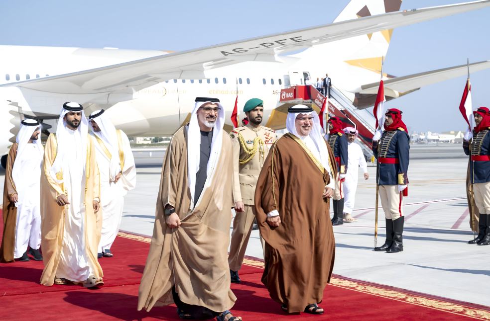 Crown Prince of Abu Dhabi arrives in Bahrain for official visit ...