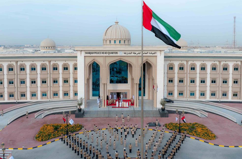 Sharjah Ruler inaugurates Police HQ; Announces Promotions