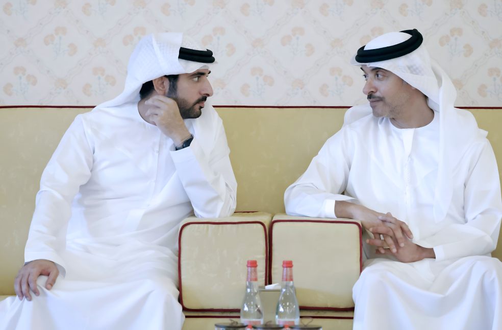 Sheikh Hamdan meets Sheikh Hazza bin Zayed