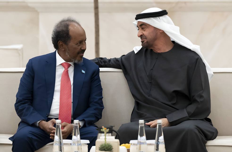 Sheikh Mohamed welcomes Somali President to strengthen ties