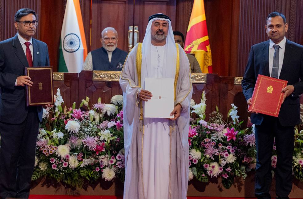 UAE, India, Sri Lanka ink deal to develop Trincomalee energy hub