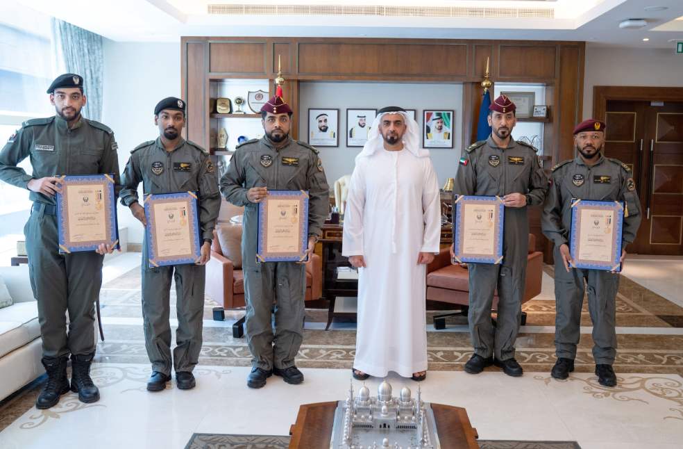 Sheikh Saif honors Air Wing team for heroic sea rescue