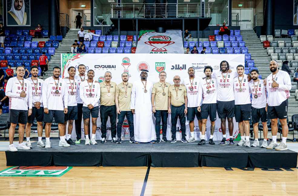 UAE wins bronze medal in 26th Arab Basketball Championship
