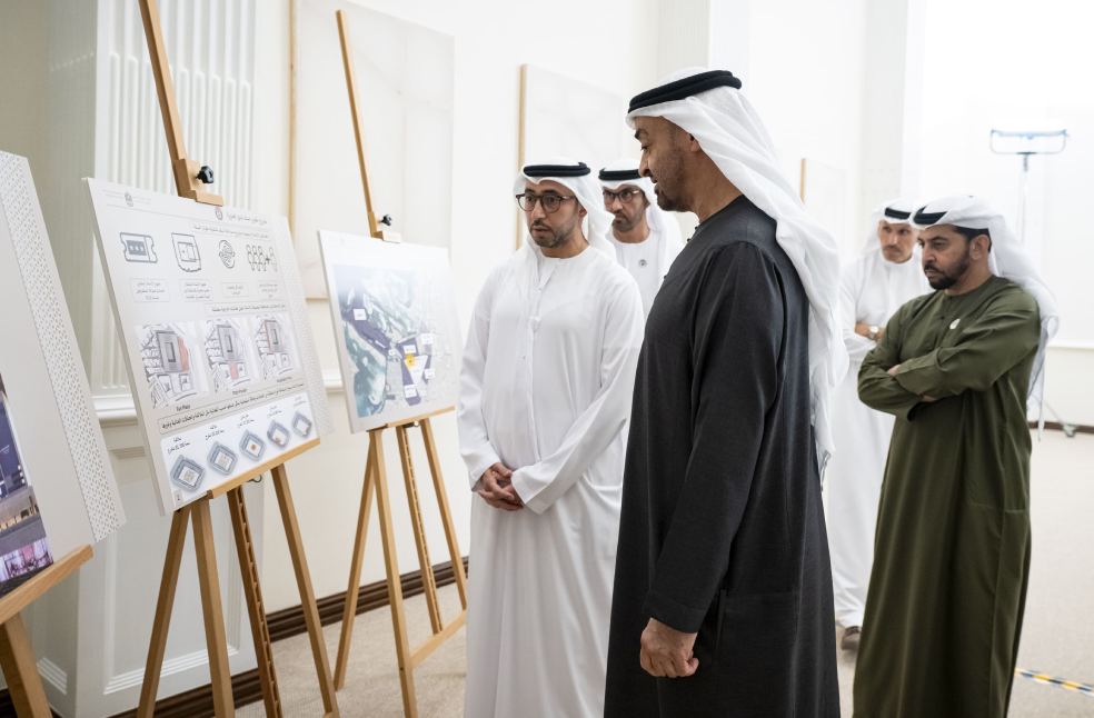 UAE President reviews design of new Al Jazira Club Stadium - Emirati Times