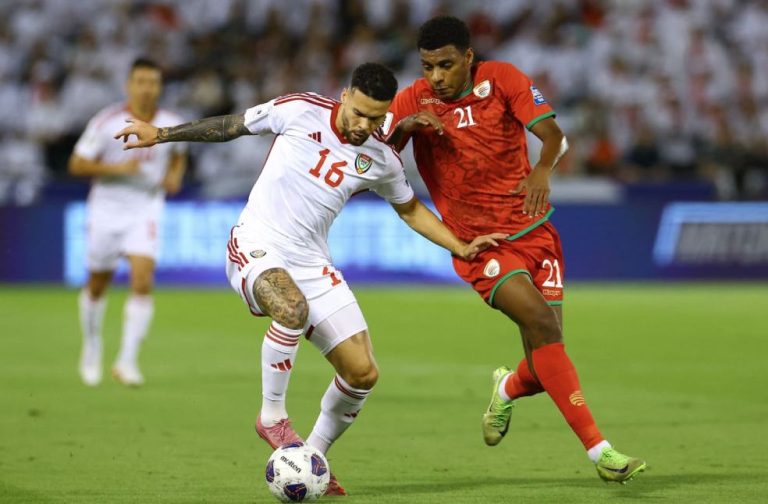 UAE football team beat Oman to edge closer to World Cup 2026