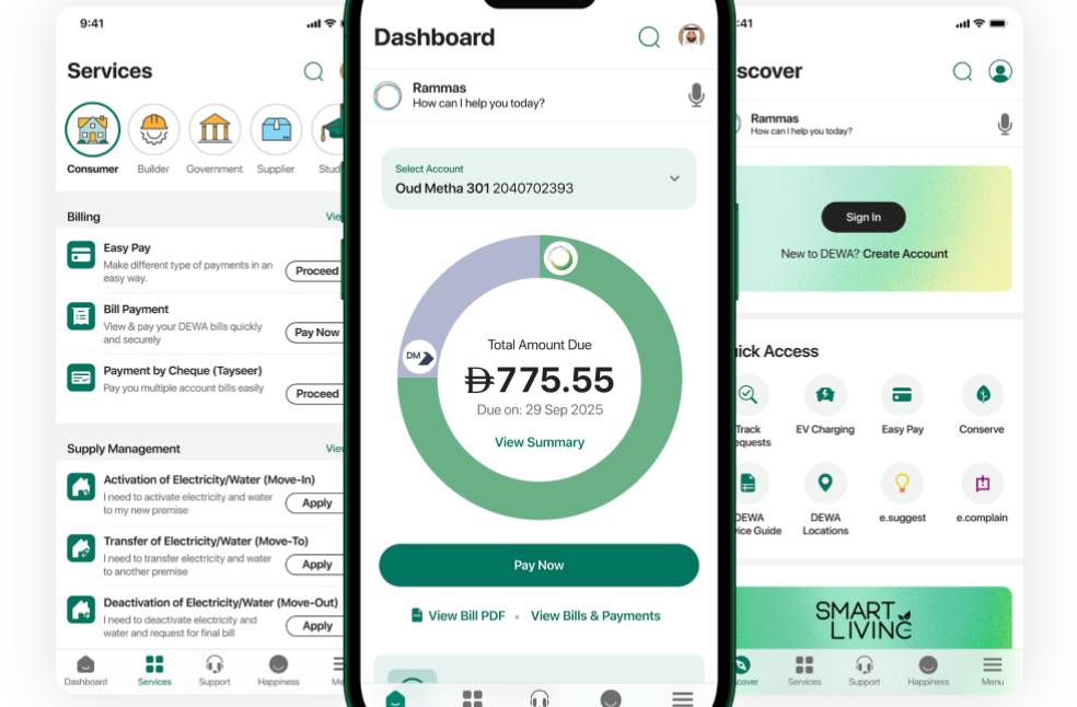DEWA enhances smart response features to improve service speed