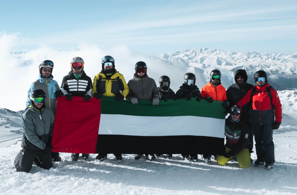 ‘Our Flag at the Summit’ celebrates UAE pride in the Alps - Emirati Times