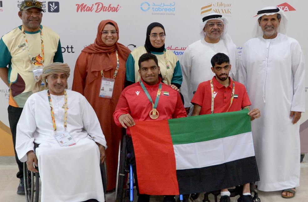 UAE para-athletics team wins eight medals at youth para games