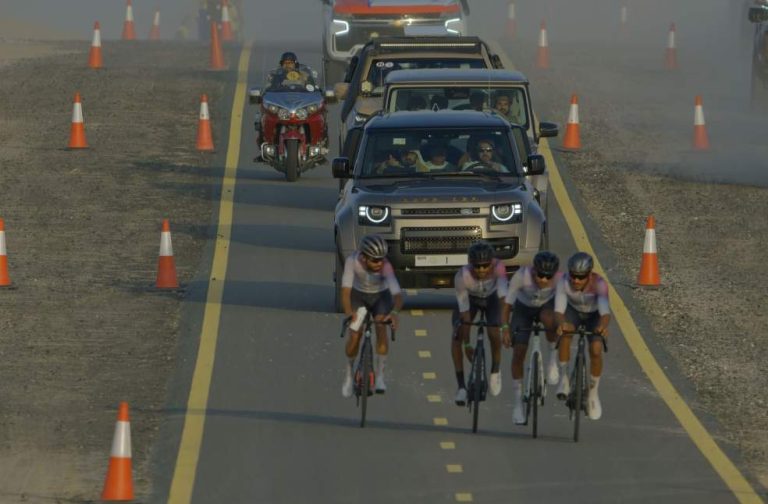 Helal Al Harbi shines in opening of Al Salam Cycling Championship