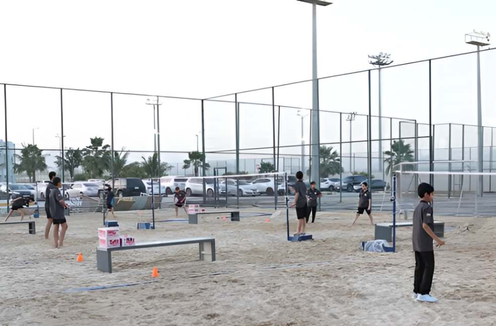 UAE opens permanent outdoor sand badminton court