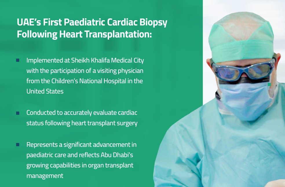 Abu Dhabi achieves UAE’s 1st paediatric cardiac biopsy